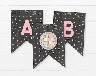 Disco Theme Party Banner - Etsy