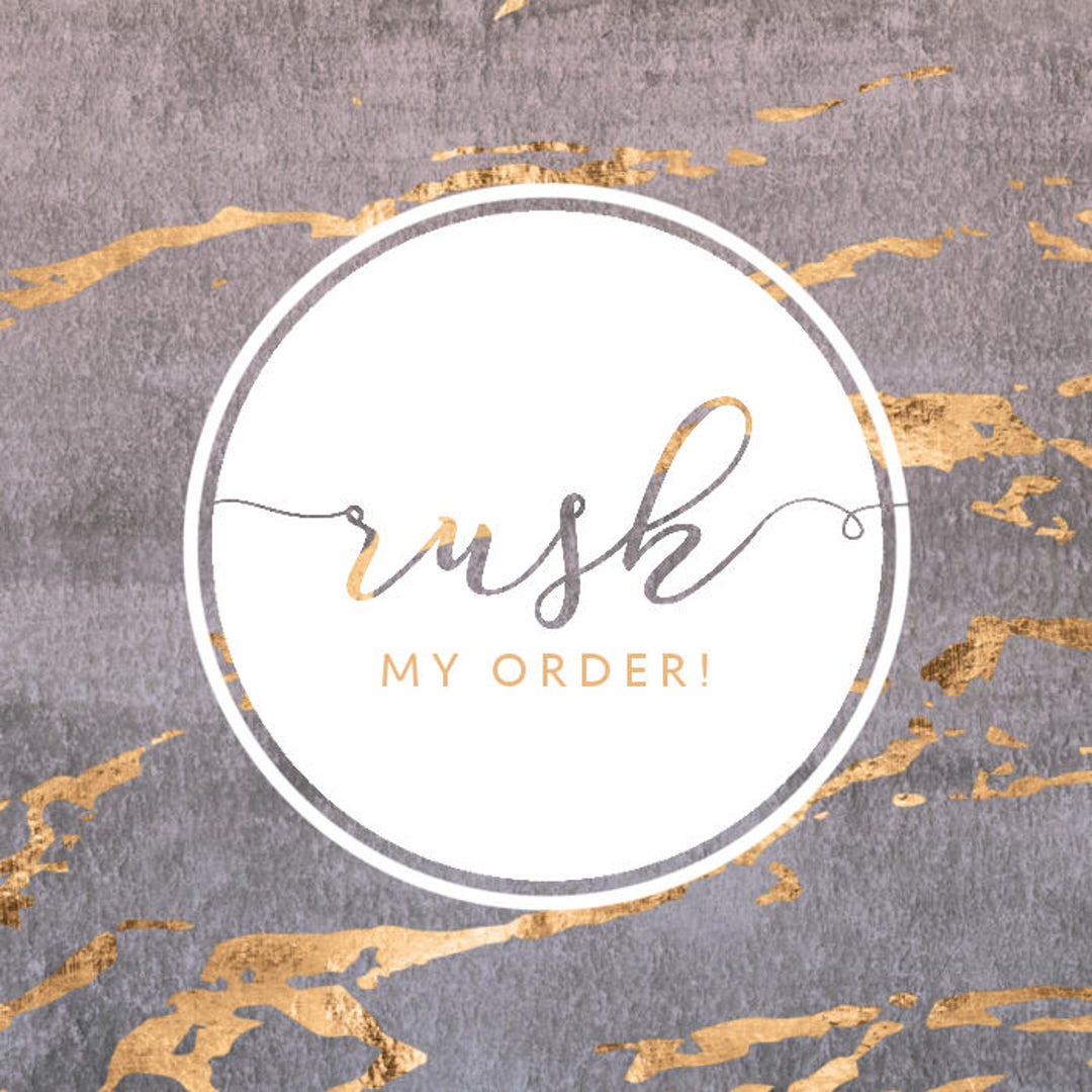 Rush My Order - 24 Hours for First Proof Add-on - Etsy