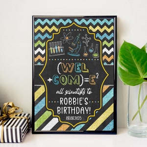 Science Party Theme Decor, PRINTABLE, Mad Scientist Laboratory ...