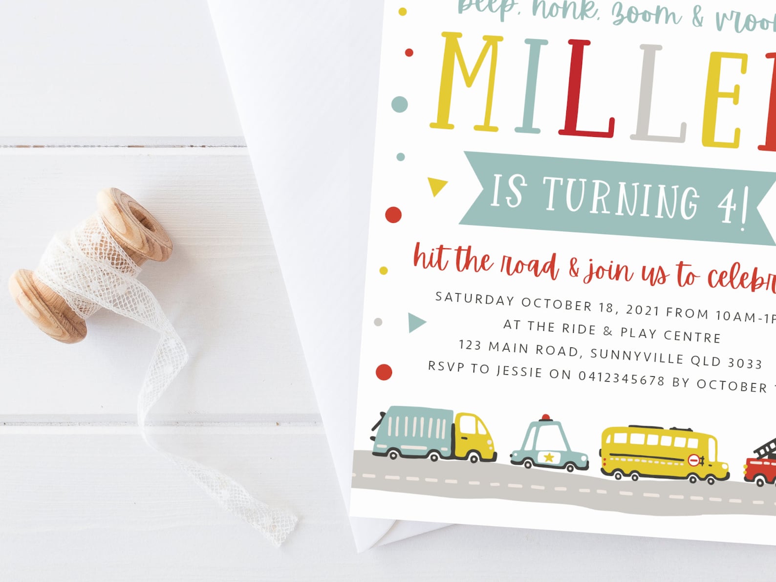 Transportation Themed Invitation PRINTABLE Things That Go | Etsy