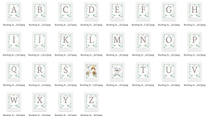 Australian Animals Bunting INSTANT DOWNLOAD Printable Pennant - Etsy