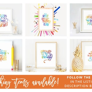 Classroom Decor, INSTANT DOWNLOAD, Always Believe in Yourself ...
