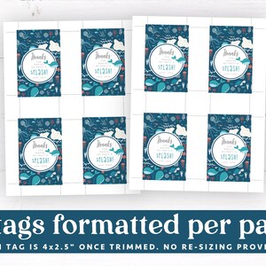 Under the Sea Themed Thank You Tag, PRINTABLE, Ocean Whale Sea First ...