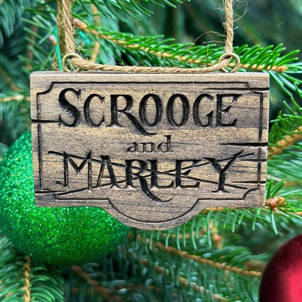 Scrooge and Marley Sign - Etsy