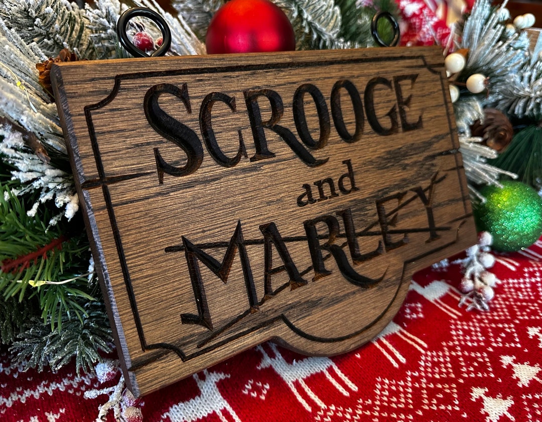 Disney’s Mickey’s Christmas Carol Sign / Scrooge and Marley Sign ...