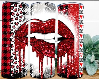Lips Png Leopard Print Kiss Sublimation PNG, Leopard Red Kiss Lips ...