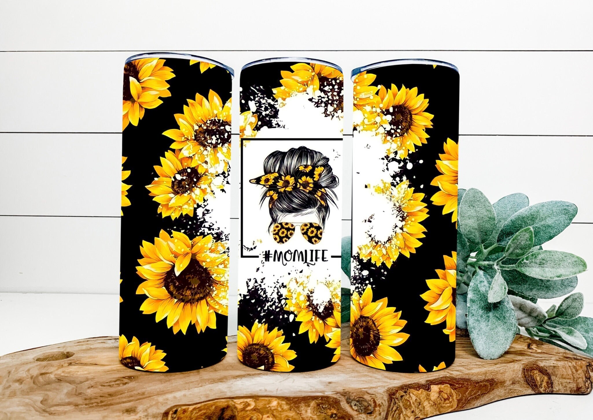 SUNFLOWER MOM | Mom Life PNG | Sublimation Design | Sunflower Tumbler ...