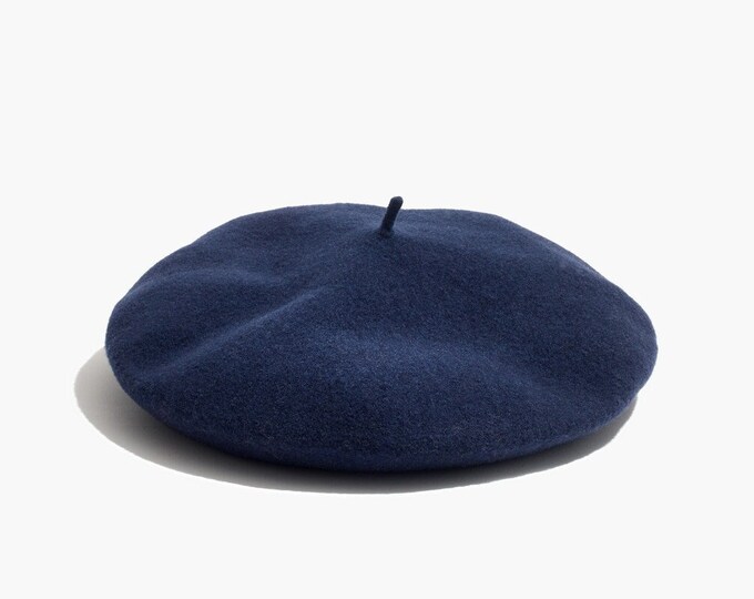 Children's Navy French Beret Kids Children Berets Hats - Etsy