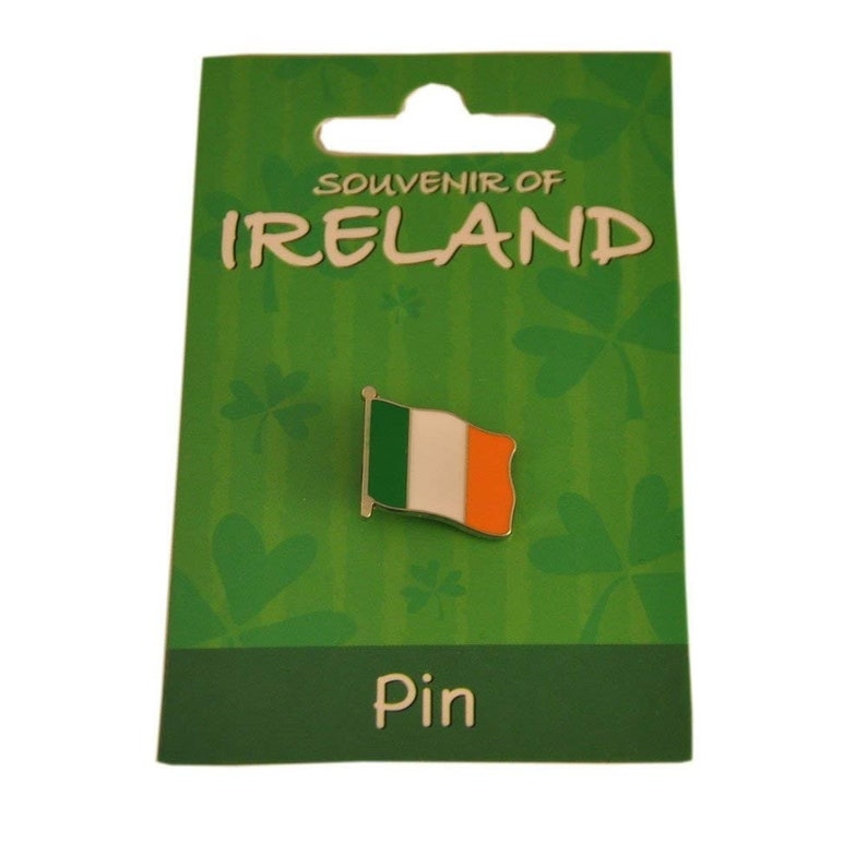 Irish Flag Lapel Pink Irish Republic of Ireland Hat Pin - Etsy