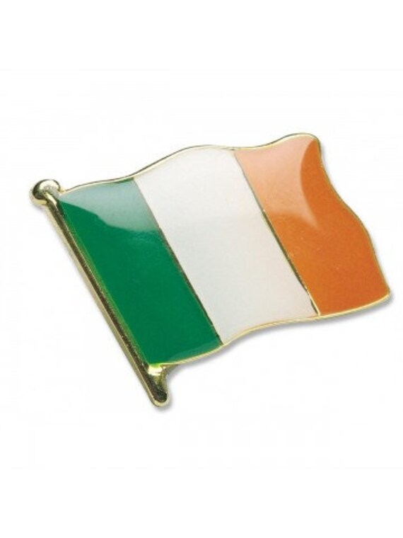 Irish Flag Lapel Pink Irish Republic of Ireland Hat Pin | Etsy