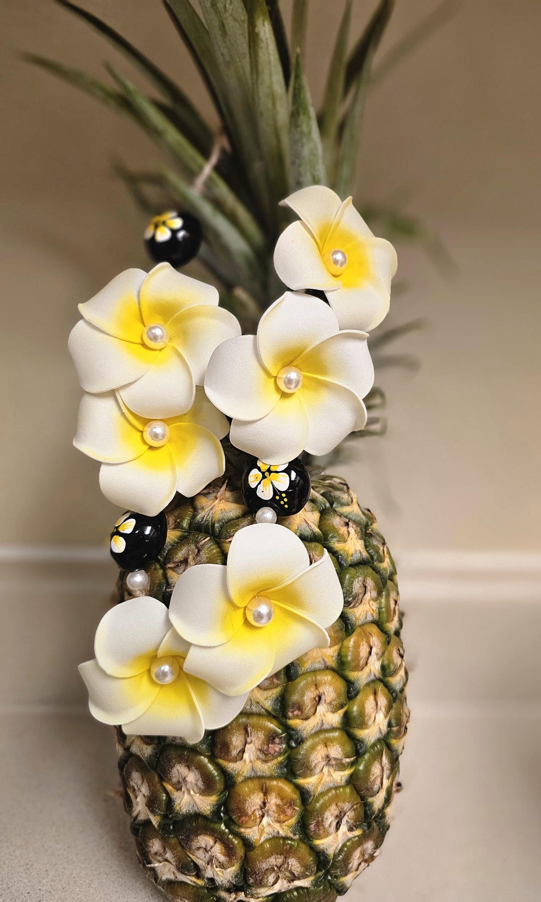 Car Lei / Door Decoration/ Christmas Orment/hawaii Plumeria Lei/ Car ...