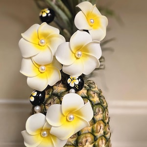 Car Lei / Door Decoration/ Christmas Orment/hawaii Plumeria Lei/ Car ...