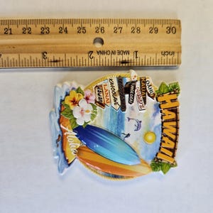 Hawaii Fridge Ceramic Magnet 2.7"×2.8" - Etsy