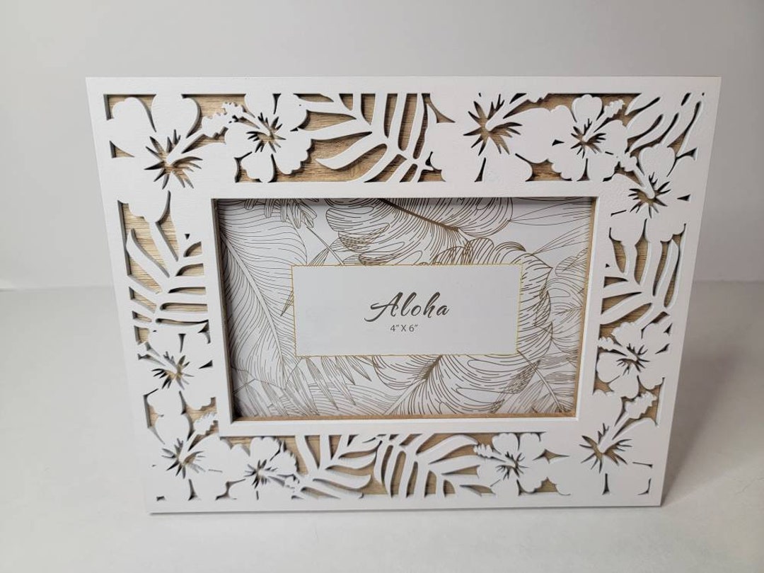 Aloha Hibiscus Flower Picture Frame 46/free Shipping - Etsy