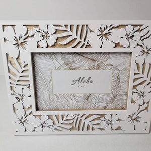 Aloha Hibiscus Flower Picture Frame 46/free Shipping - Etsy