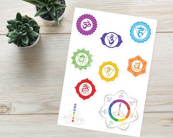 Heart Chakra Sticker 5 Set 04 - Etsy
