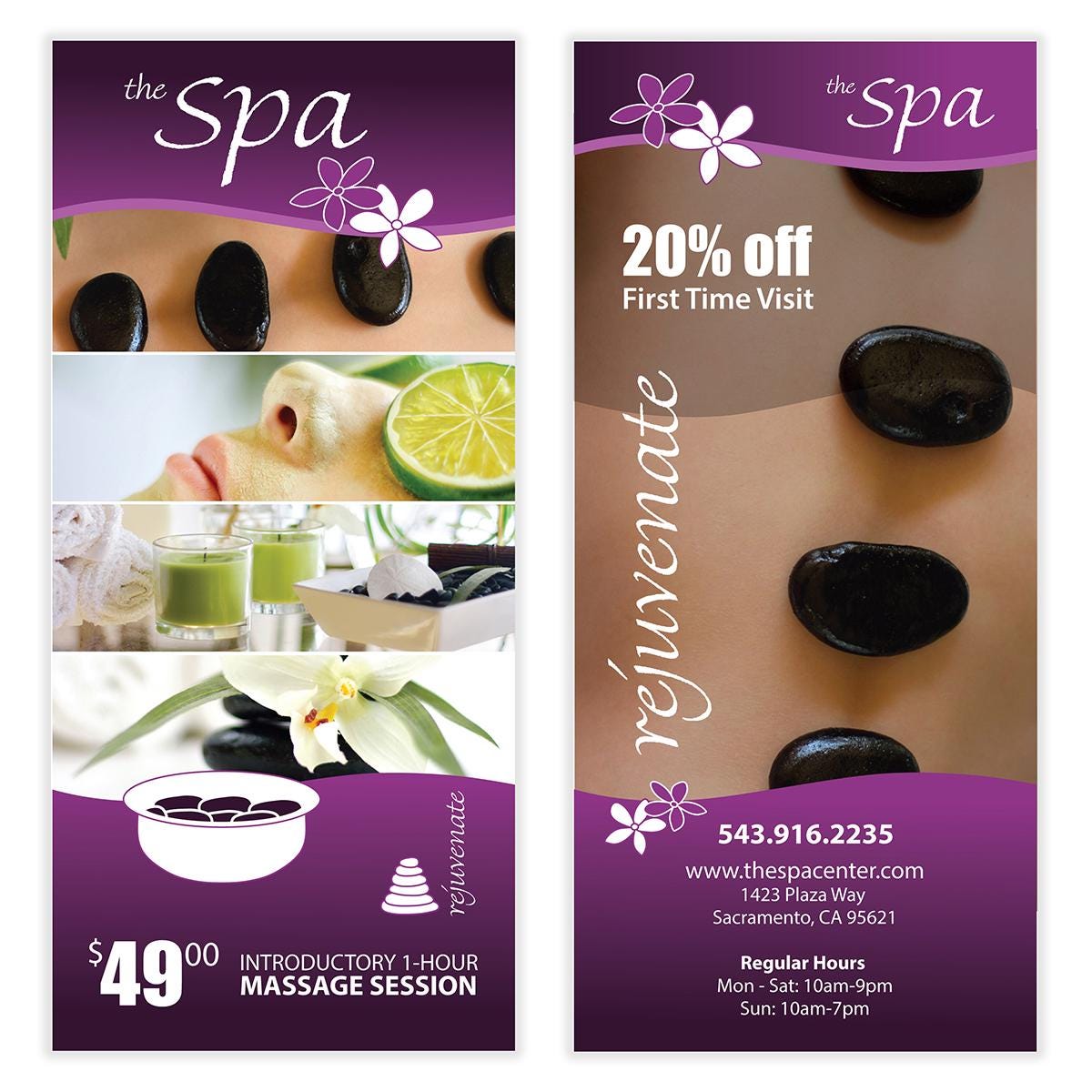 Spa Template Flyer - Etsy