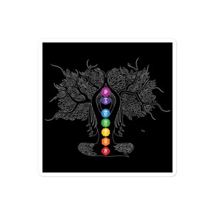 Lady Chakra Tree Sticker #60 WOBBG - Etsy