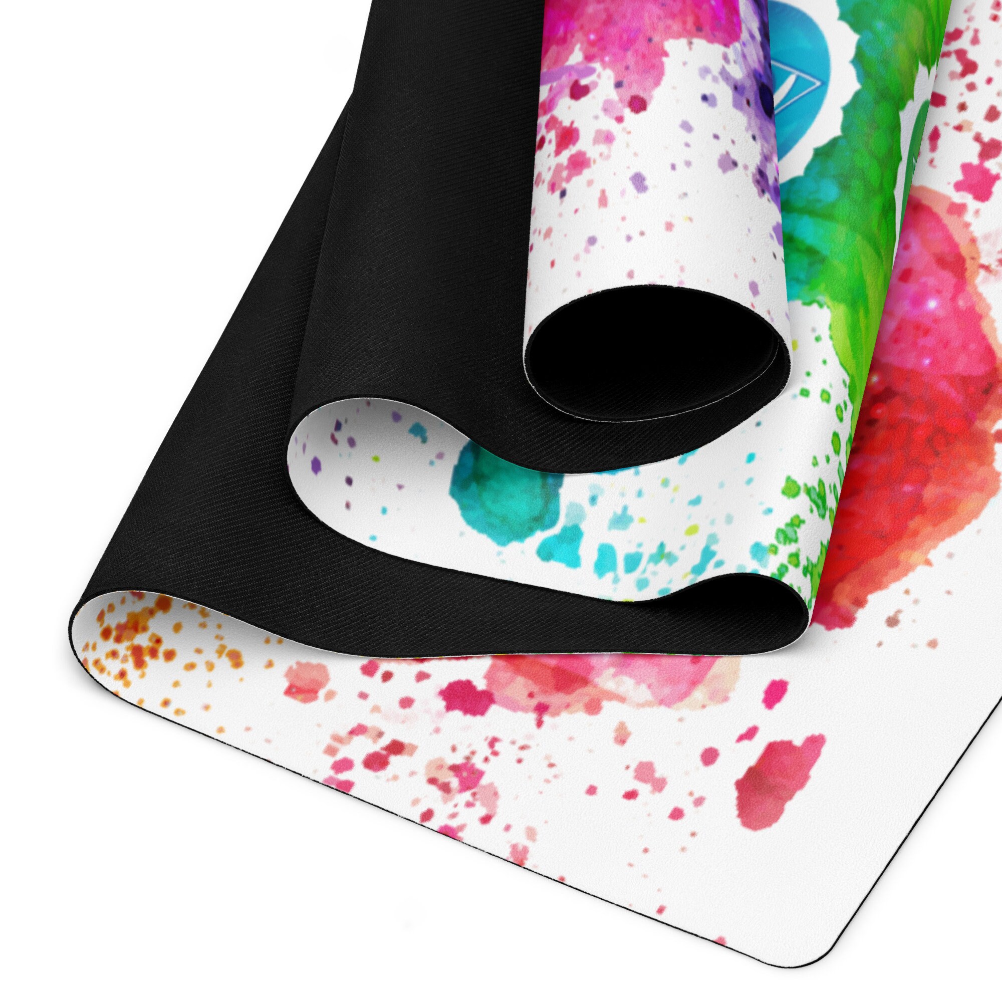 7 Chakras Watercolor Yoga Mat Wc01 - Etsy