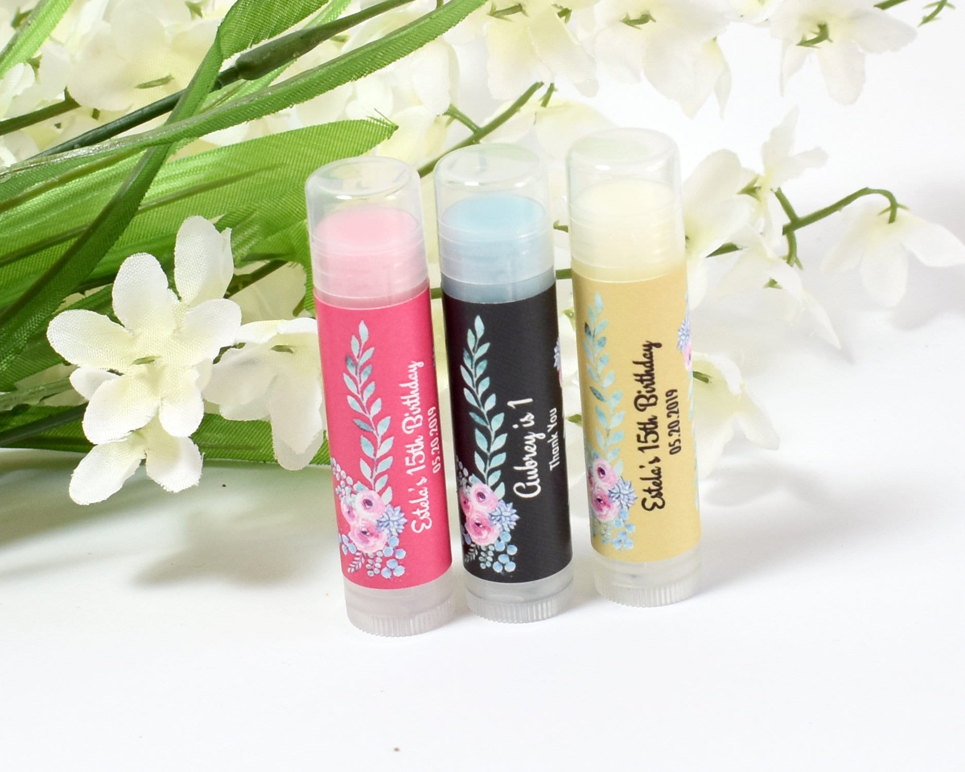 Lip Balm Favors Birthday Party Favors Lip Balm Tubes - Etsy