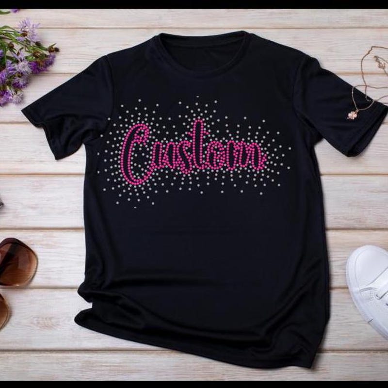 Rhinestone Shirt - Etsy