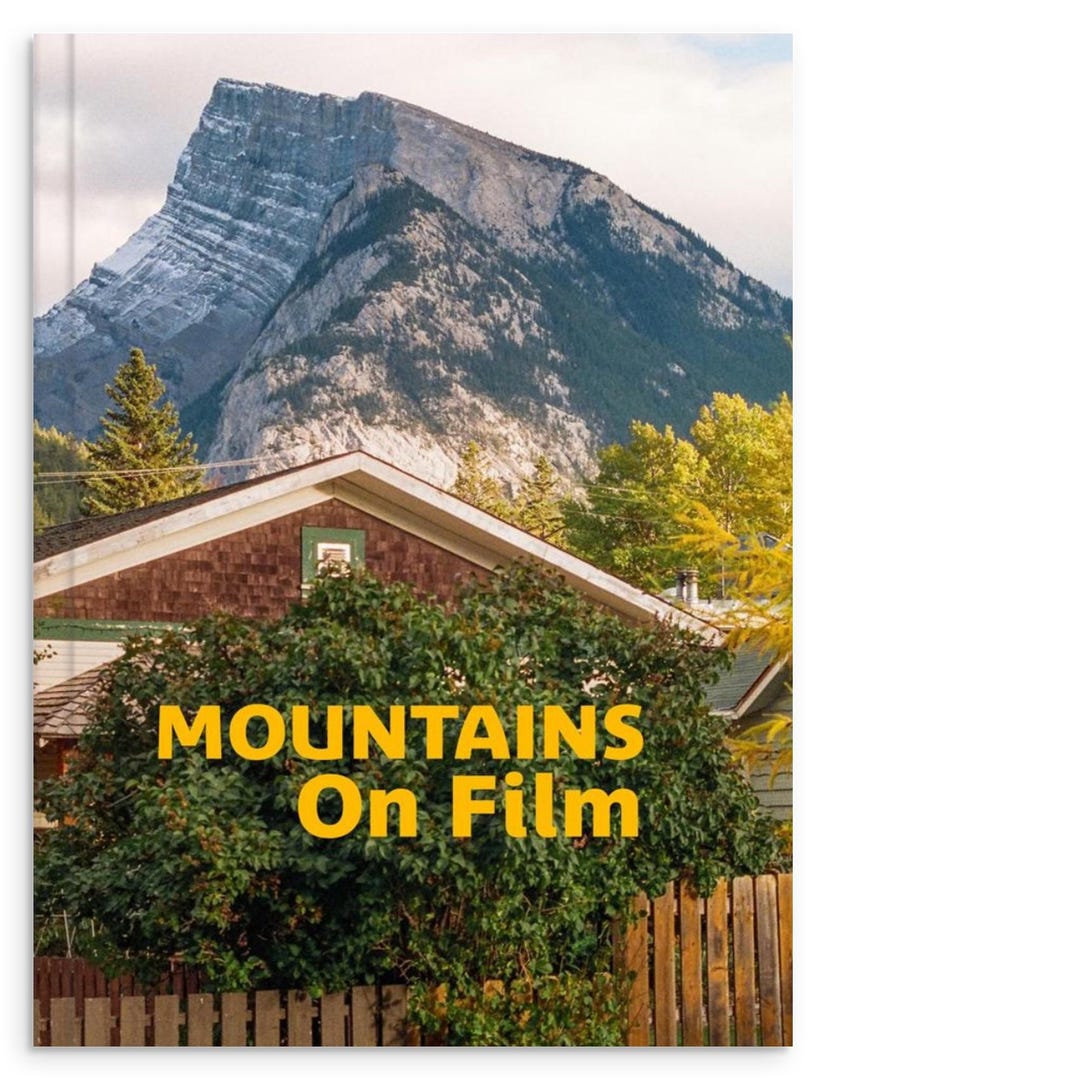 Mountains on Film Photo Book, 35mm Film Photography | Banff National ...