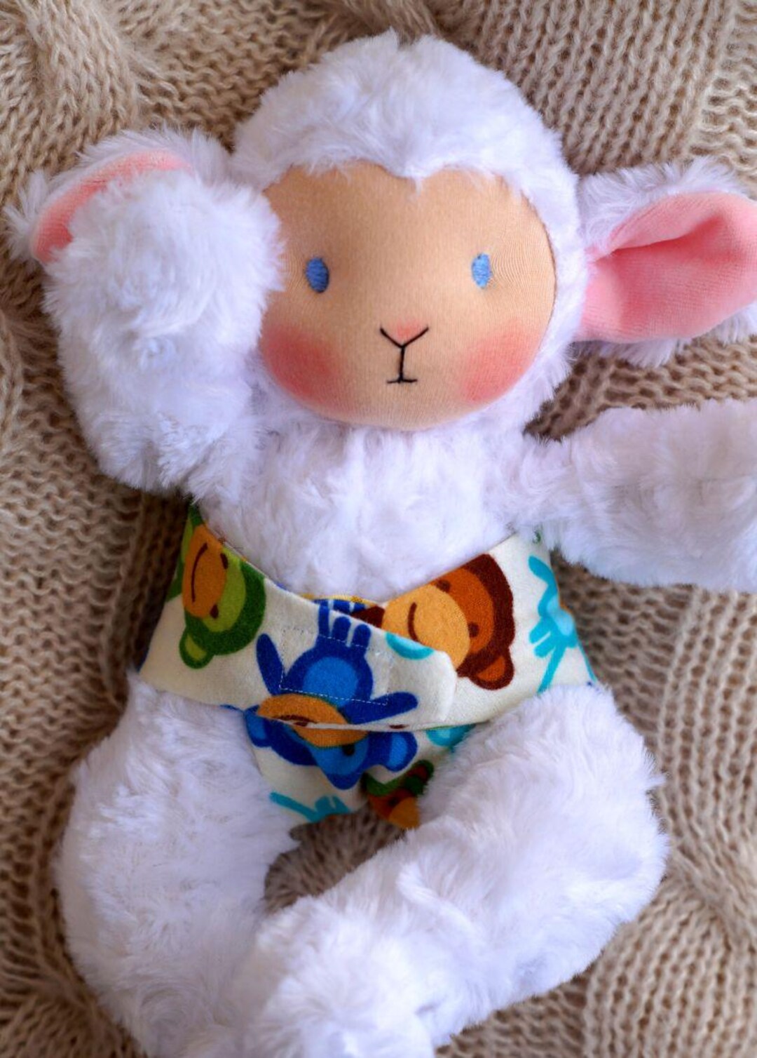 Soft Waldorf-inspired Lamb - 30 Cm Plush Doll for Adult Collectors ...