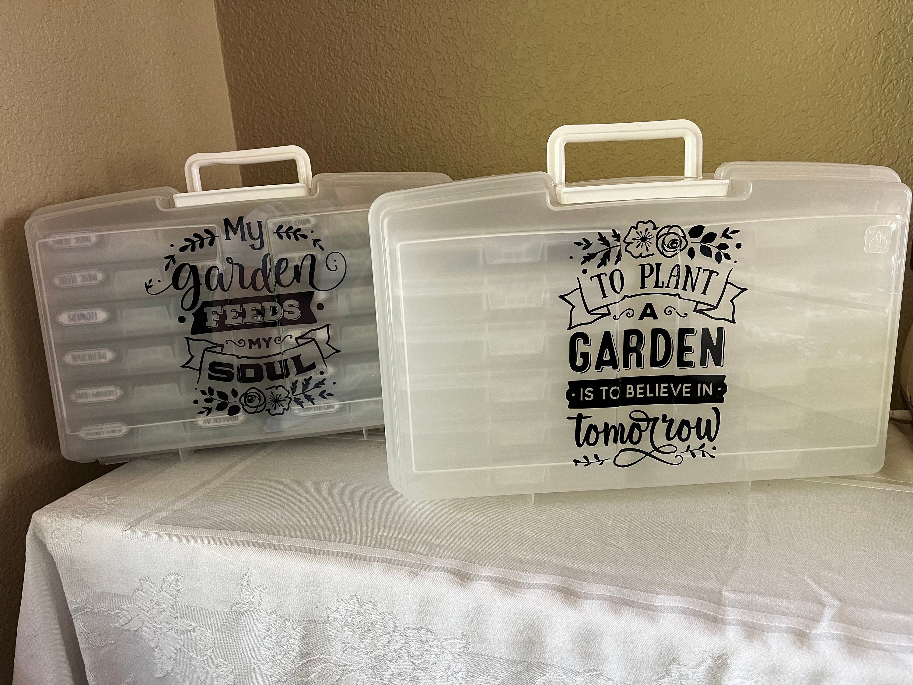 Seed Saving Storage Box Organization Containers 12 or 16 Cases for ...