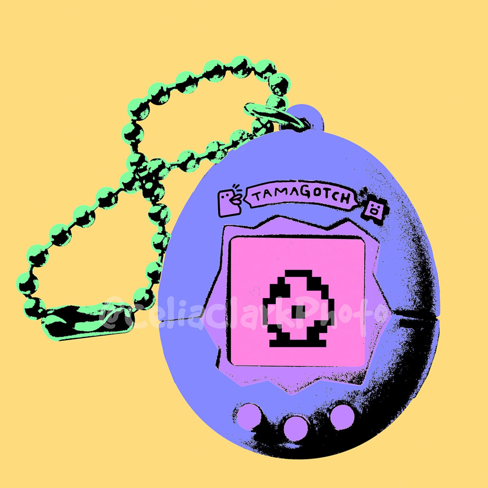 Printable / Digital Download // Tamagotchi Pop Art // Original - Etsy