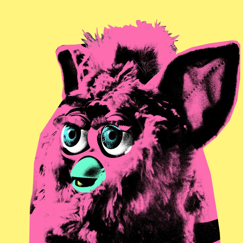 Printable / Digital Download // Furby Pop Art // Original | Etsy