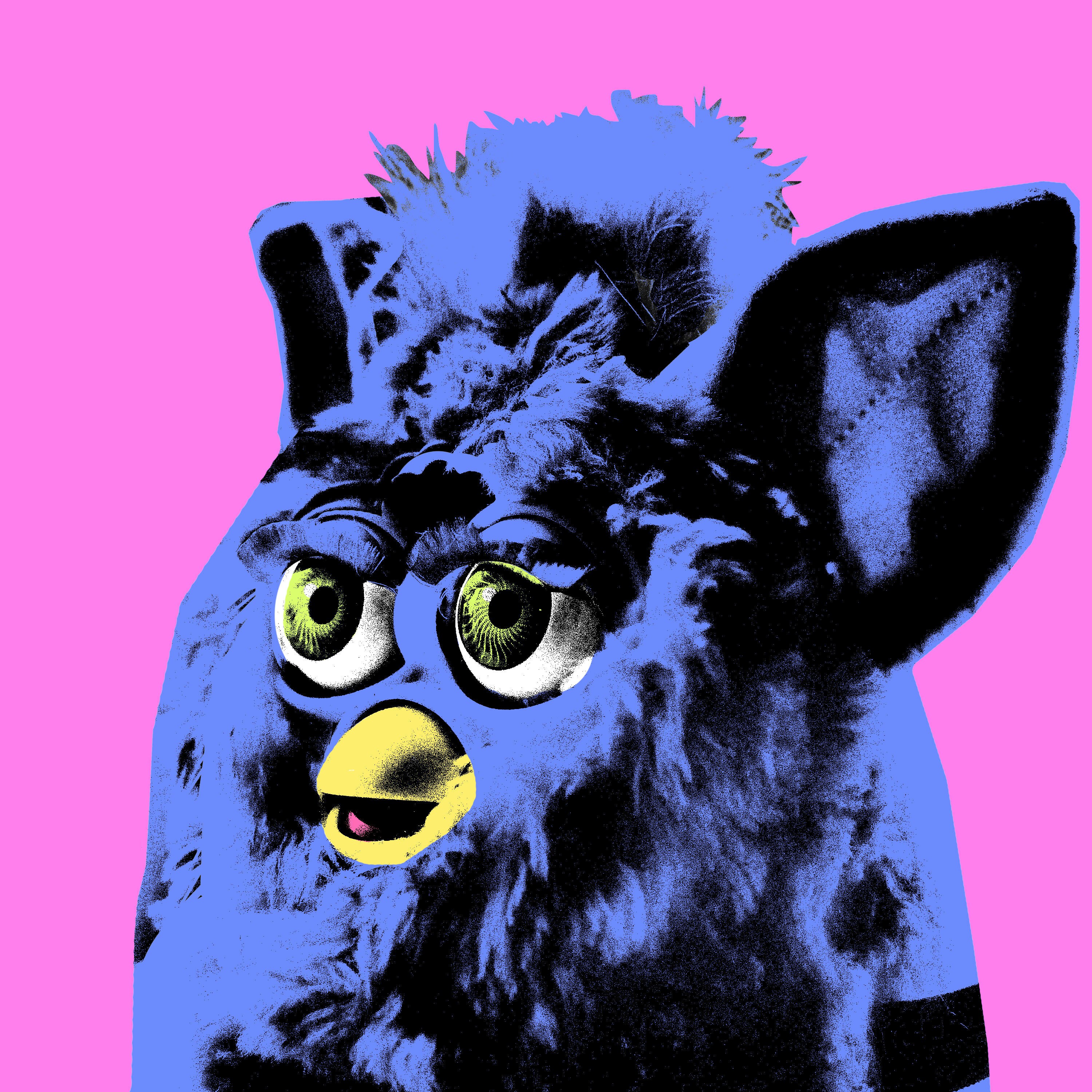Printable / Digital Download // Furby Pop Art // Original | Etsy