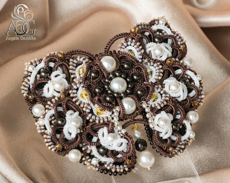 PDF Tatting Tutorial, Shuttle Tatting Pattern and Scheme Brooch ...