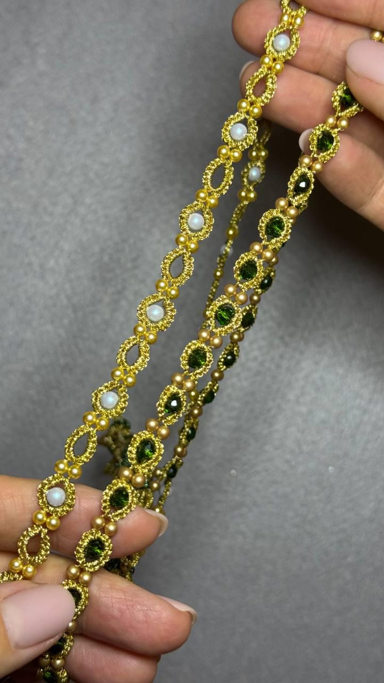 Split Ring Chain With Beads Tatting Shuttle VIDEO Tutorial, Pattern ...