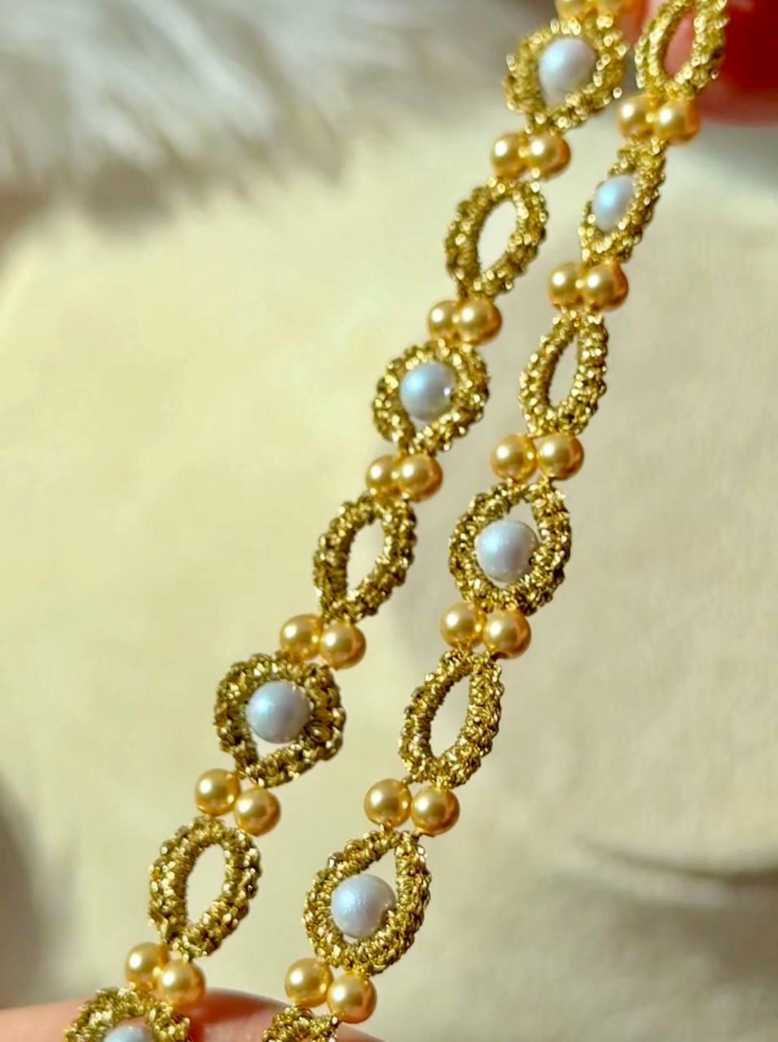 Split Ring Chain With Beads Tatting Shuttle VIDEO Tutorial, Pattern ...
