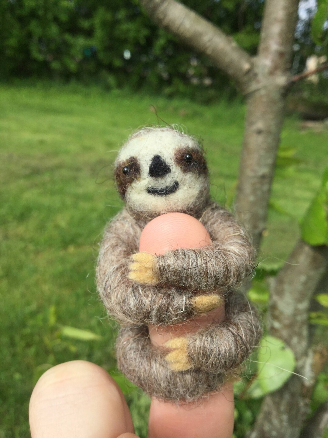 Needle Felted Sloth - Etsy