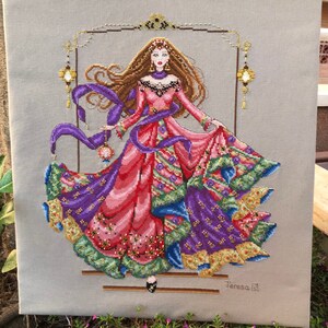 Enchanted Rachel Counted Cross Stitch Pattern Chart Instant Download - Etsy