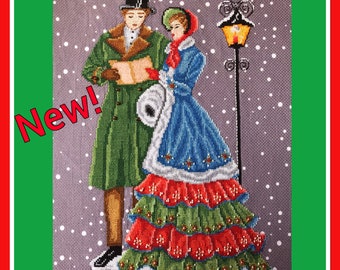Christmas Carol Cross Stitch - Etsy