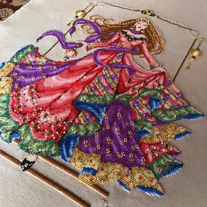 Enchanted Rachel Counted Cross Stitch Pattern Chart Instant Download - Etsy