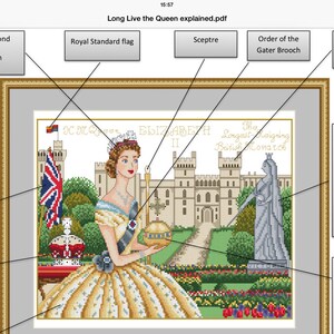 Long Live the Queen Windsor Castle London Historical Style Counted ...