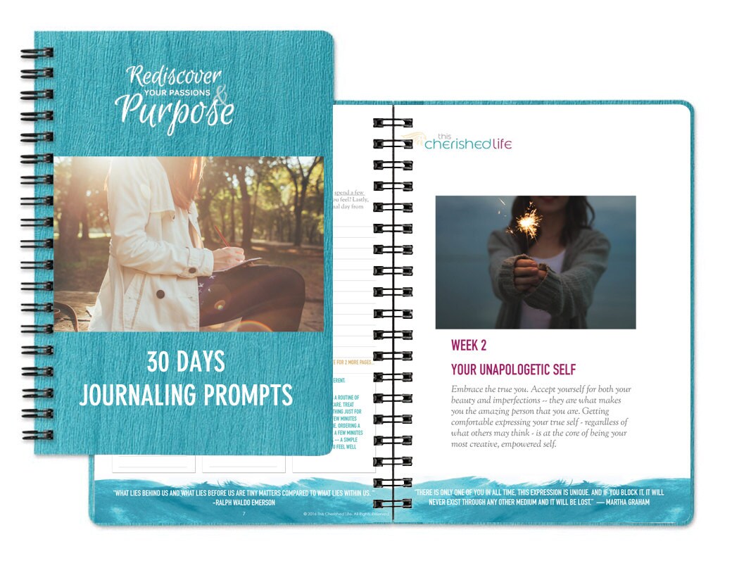 Journal Writing - Journaling Prompts Workbook - 30 Days Journal Prompts ...