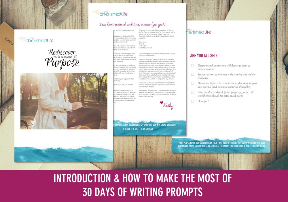 Journal Writing - Journaling Prompts Workbook - 30 Days Journal Prompts ...