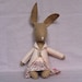Winifred Rabbit - Handmade Felt Rabbit - Stuffed Rabbit - Etsy