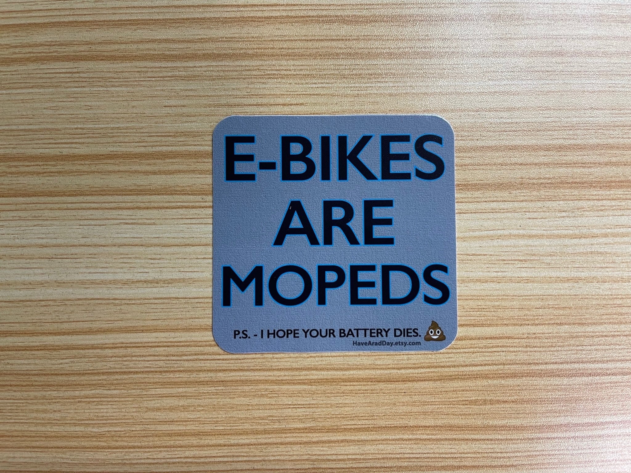 E-bikes Are Mopeds Sticker - Etsy