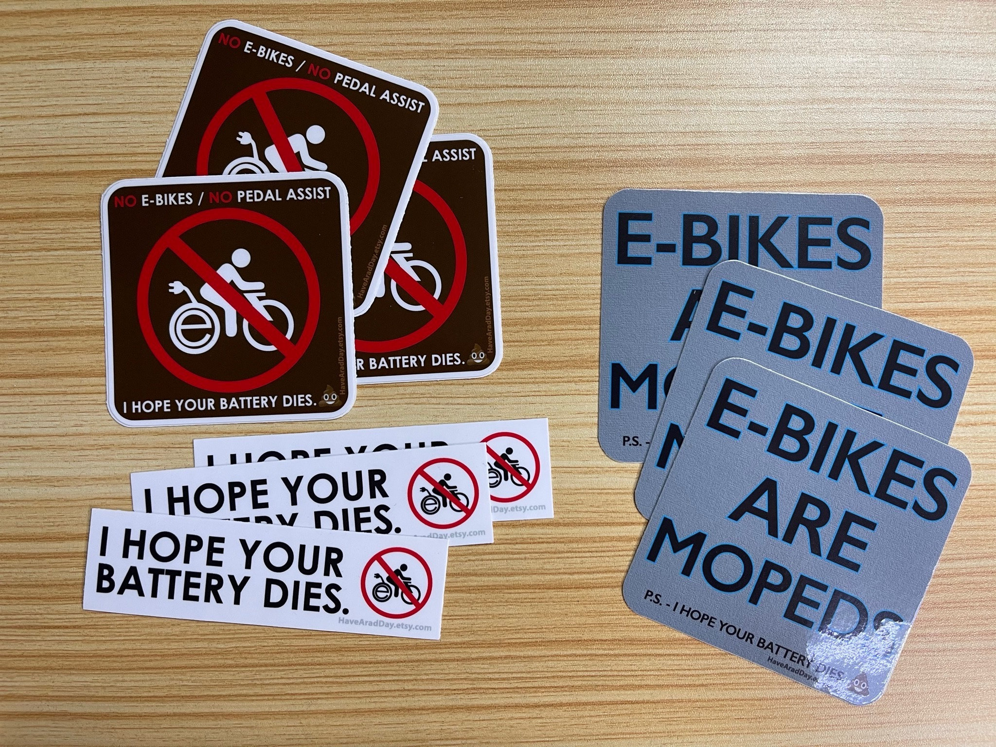 Anti E-bike MEGA Sticker Pack - Etsy