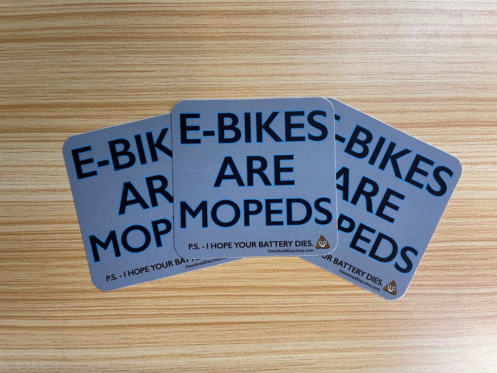 E-bikes Are Mopeds Sticker - Etsy
