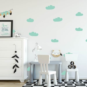 Clouds Decal Choose Your Color Sky Wall Decals Stickers - Etsy