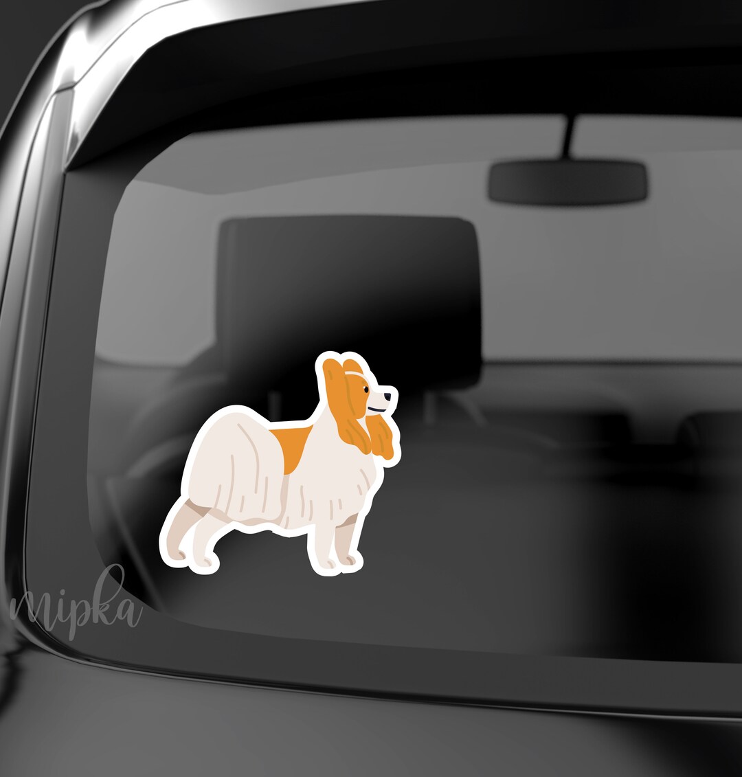 Papillon Dog Bumper Sticker, Dog on Board - Etsy
