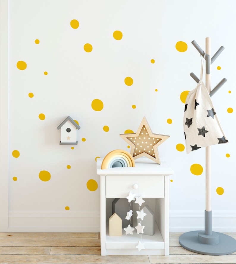 Handdrawn Dots Decal Choose Your Color Dot Decals Doodle - Etsy