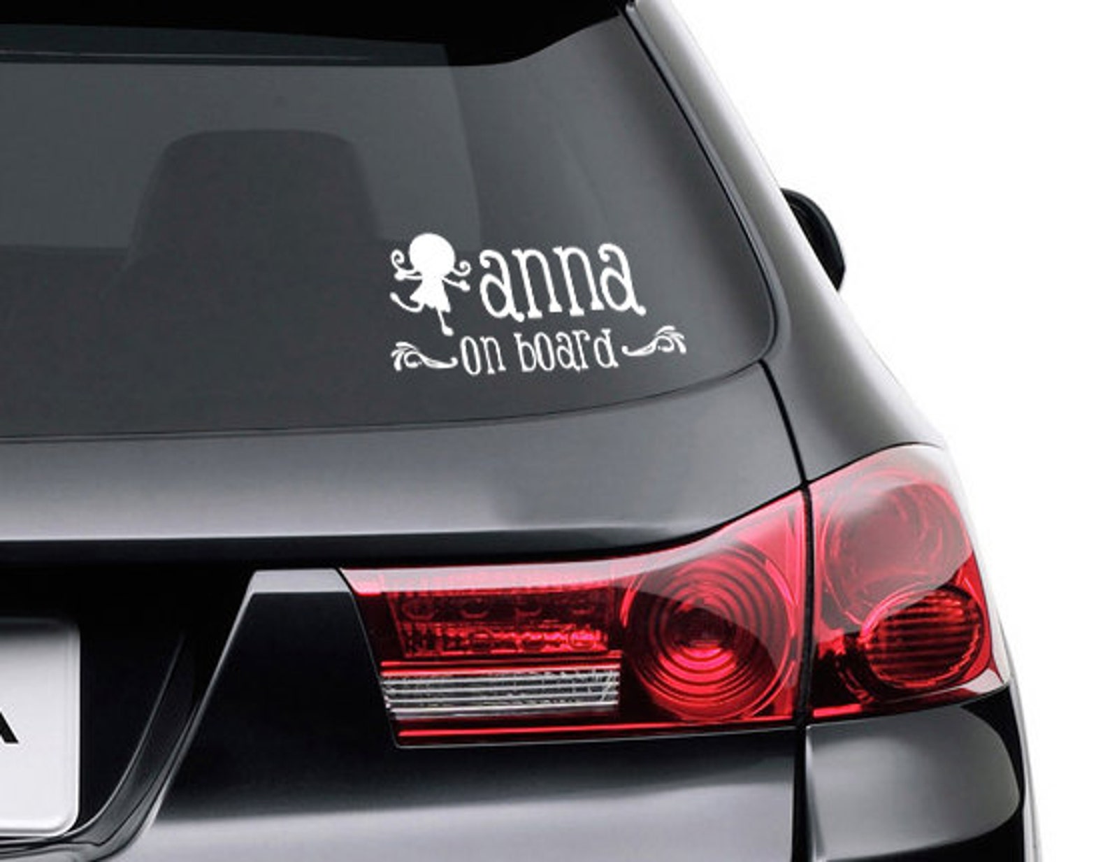 Customized Baby on Board Sticker/decal for a Girl With Name | Etsy