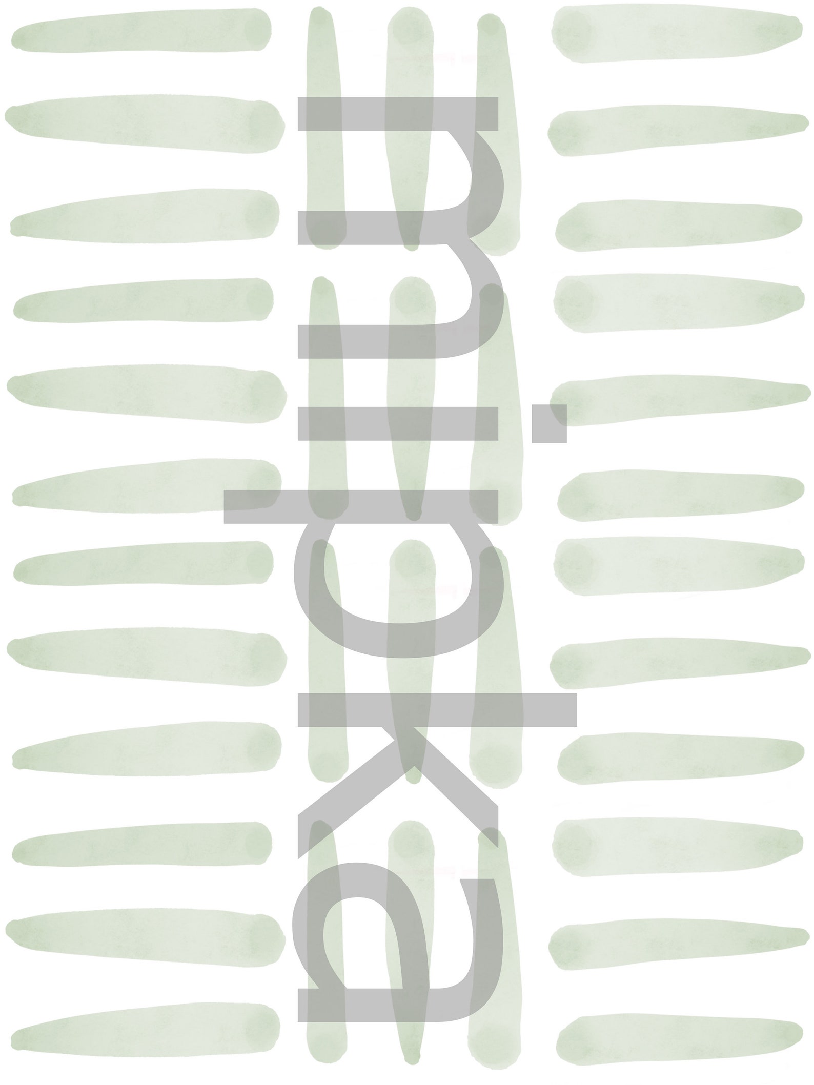 Watercolor Line Wall Decals Line Group Decals Hand Drawn - Etsy